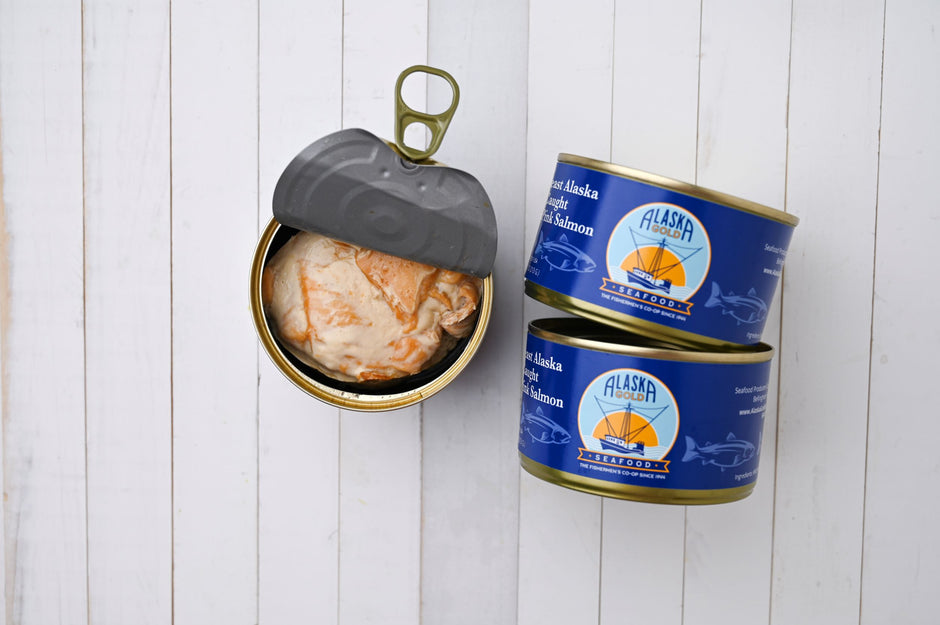 Canned Wild Alaskan Salmon | Alaska Gold Seafood